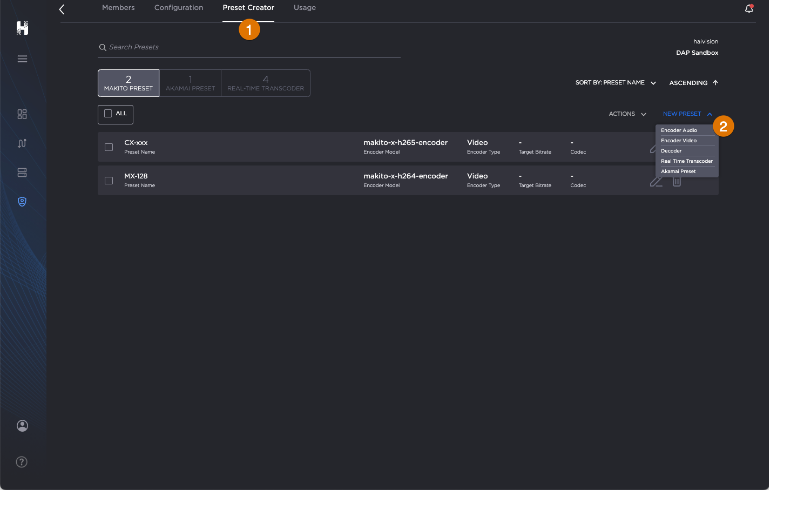 Creating a Makito Hublet Preset